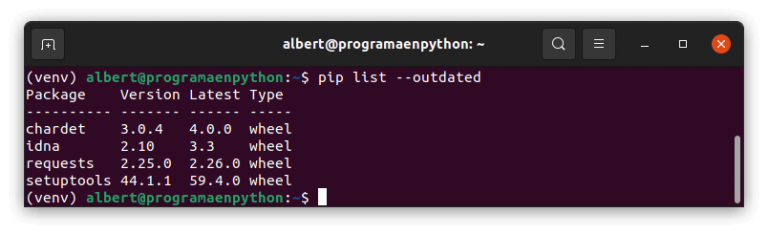 Gestión de dependencias en Python con pip