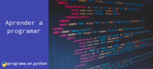 Programa en Python - Tutoriales de Python en Español